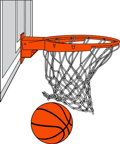 Basketball Net Outline Vector Images (over 1,300)