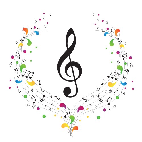 Music notes Royalty Free Vector Image - VectorStock