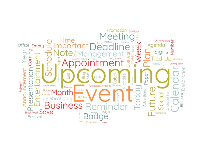 Upcoming Events Vector Images (over 690)