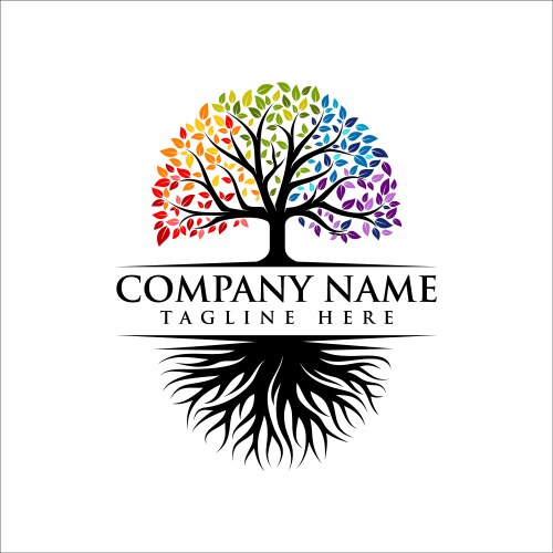Tree of life logo Royalty Free Vector Image - VectorStock