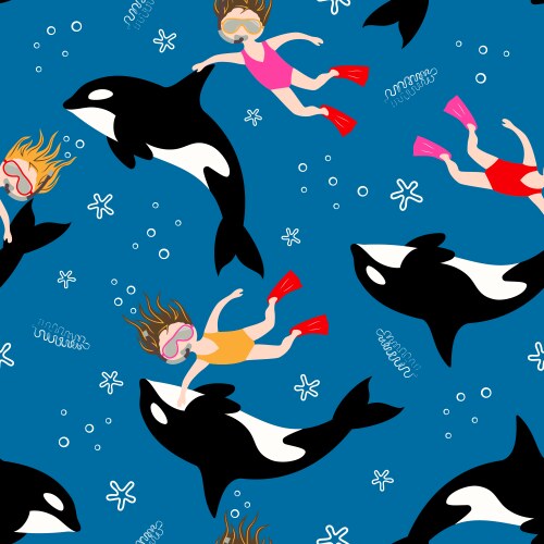 Scuba Diving Pattern Vector Images (over 1,700)