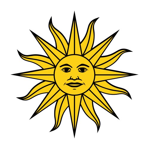 Helios the sun god with a torch Royalty Free Vector Image