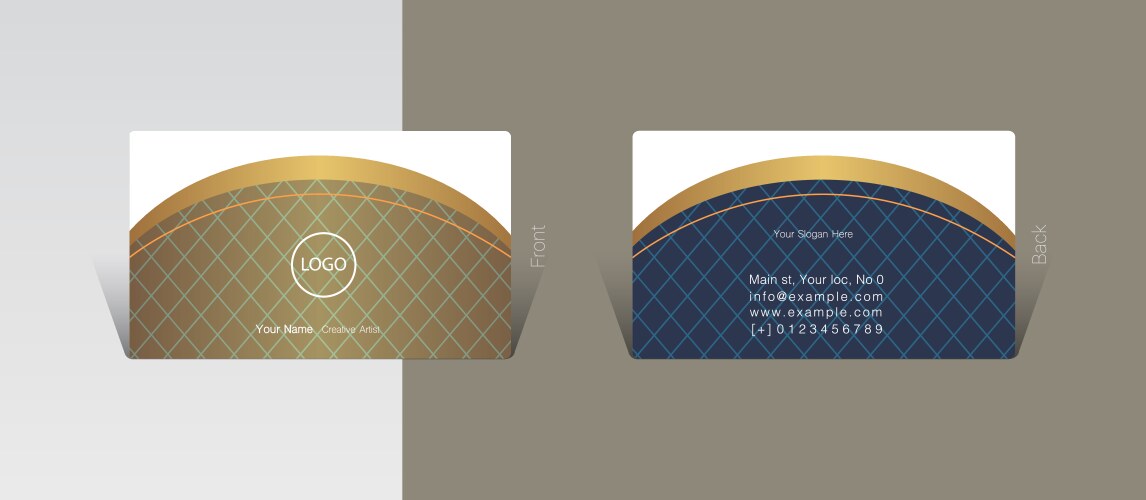 Visit card ideas 63 Royalty Free Vector Image - VectorStock