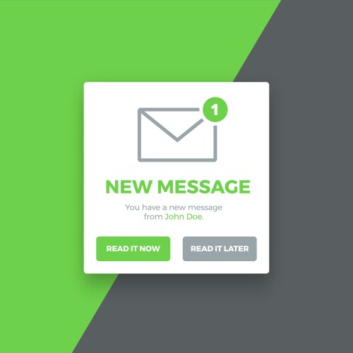 Message banners Royalty Free Vector Image - VectorStock