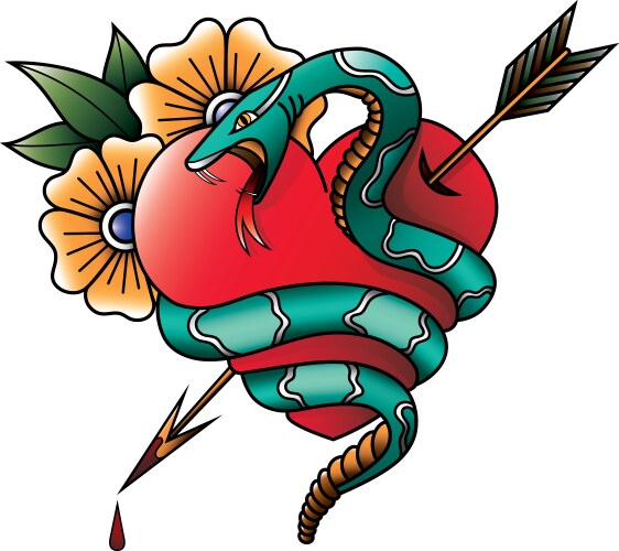 Tattoo Heart Attack Vector Images (77)