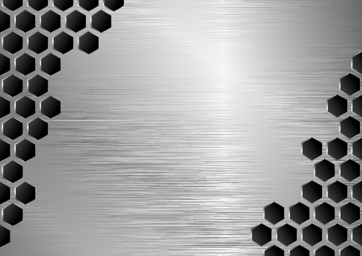 Metallic background Royalty Free Vector Image - VectorStock