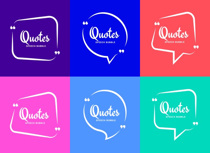 Quote Bubble Vector Images (over 34,000)