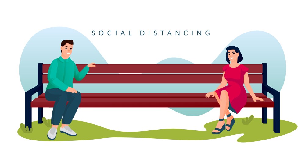 Girl sitting on social networks Royalty Free Vector Image