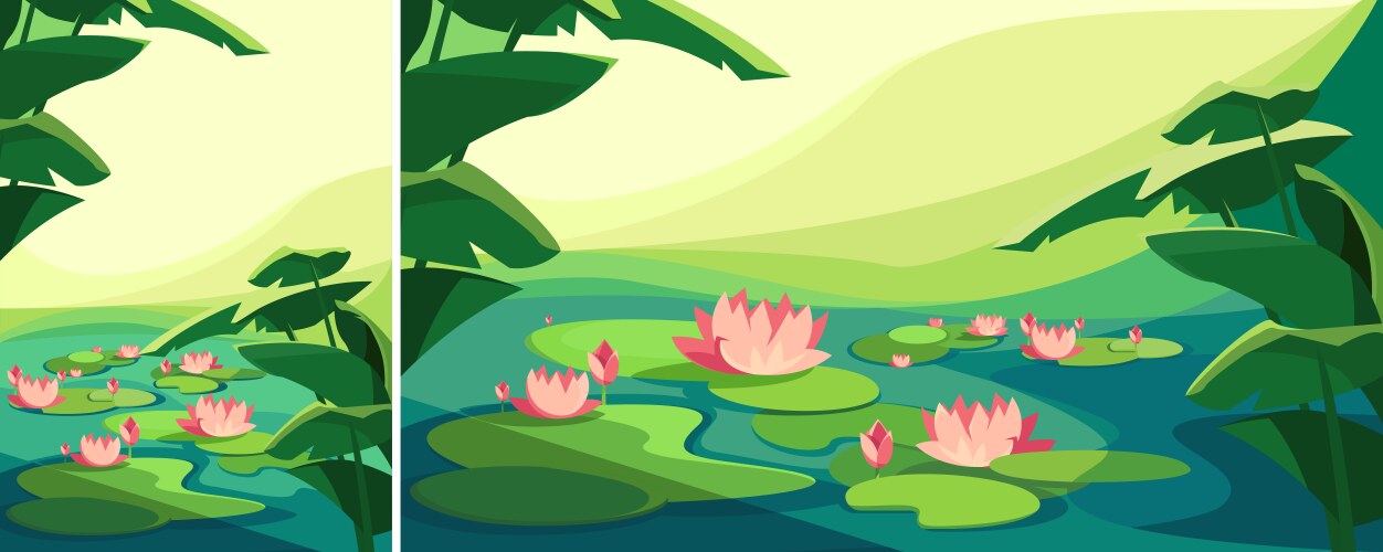 Lotus Pond Vector Images (over 2,500)