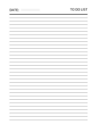 Monthly tasks minimalist planner page design Vector Image