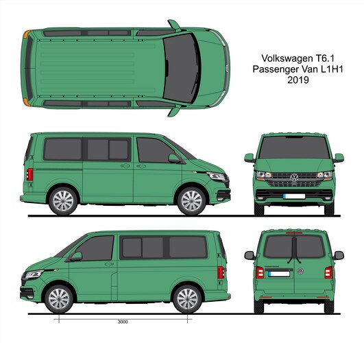 Volkswagen Transporter Vector Images (over 410)