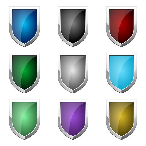 Protection shield Royalty Free Vector Image - VectorStock