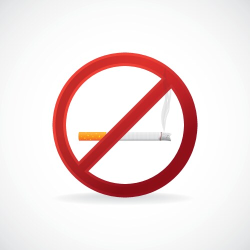 No coffee sign caffeine before bedtime Royalty Free Vector