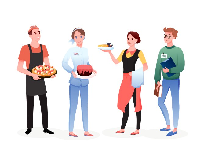 Cartoon Catering Food Service Vector Images (over 4,100)