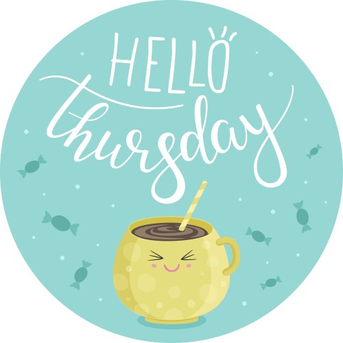 Happy Thursday Vector Images (over 730)