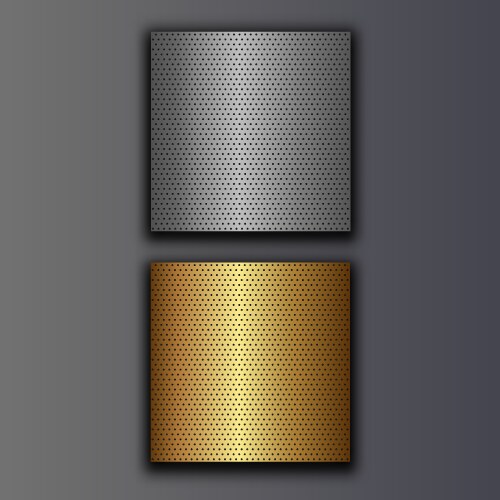 Realistic green metallic metal background Vector Image