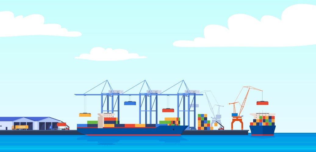 Cargo Port Vector Images (over 11,000)