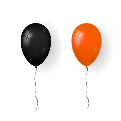 Realistic balloon on transparent background Vector Image