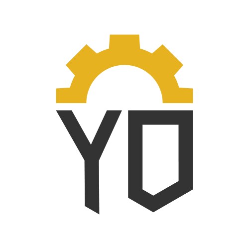Modern letter yo logo for corporate business Vector Image
