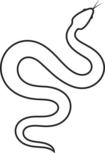 Snake Outline Vector Images (over 8,100)