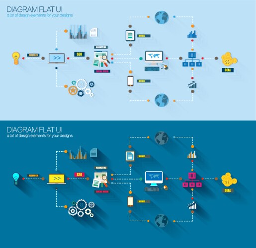 Diagrams Royalty Free Vector Image - VectorStock