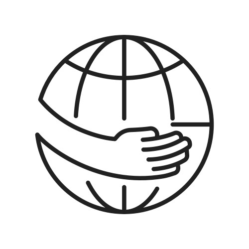 Pluto planet icon outline style Royalty Free Vector Image