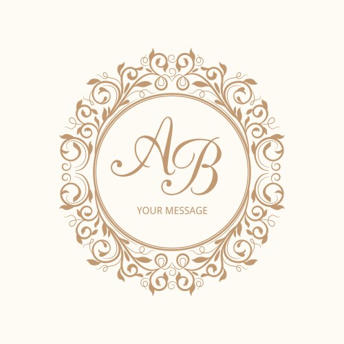 Monogram Royalty Free Vector Image - VectorStock