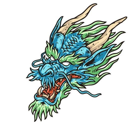 Dragon Head Vector Images (over 13,000)