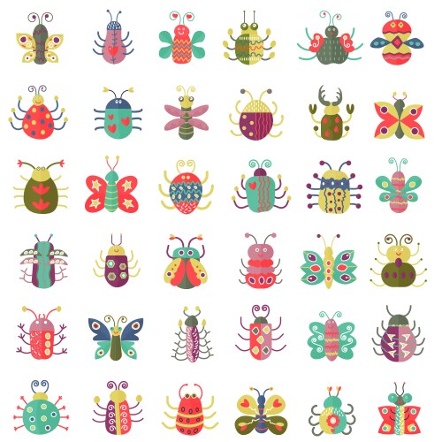 Insects Color Vector Images (over 76,000)