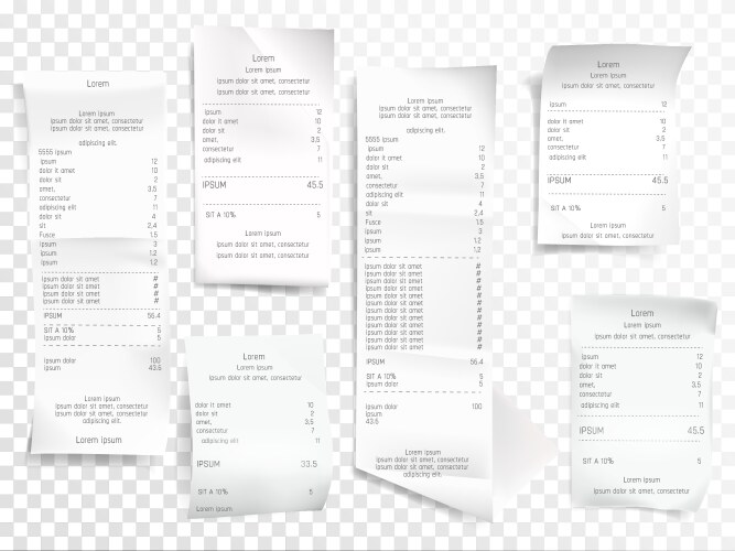 Receipts Vector Images (over 41,000)