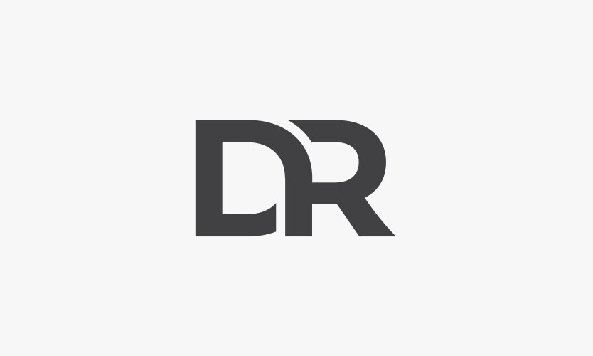 P letter logo initial line art outline monoline Vector Image