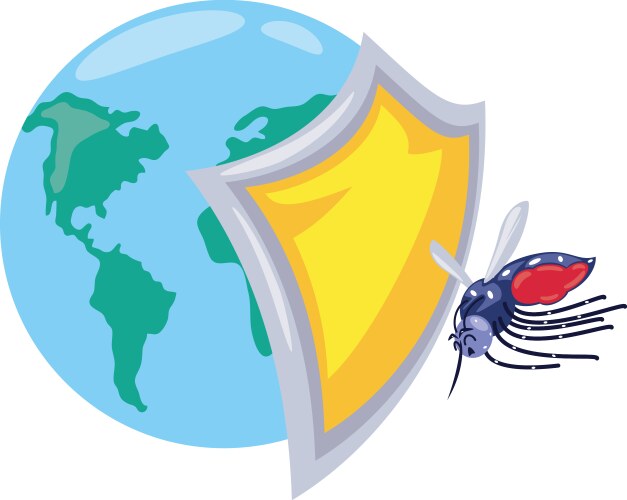 Dengue prevention and control Royalty Free Vector Image