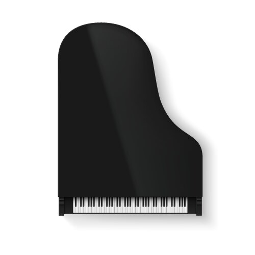 Piano Top View Vector Images (over 440)