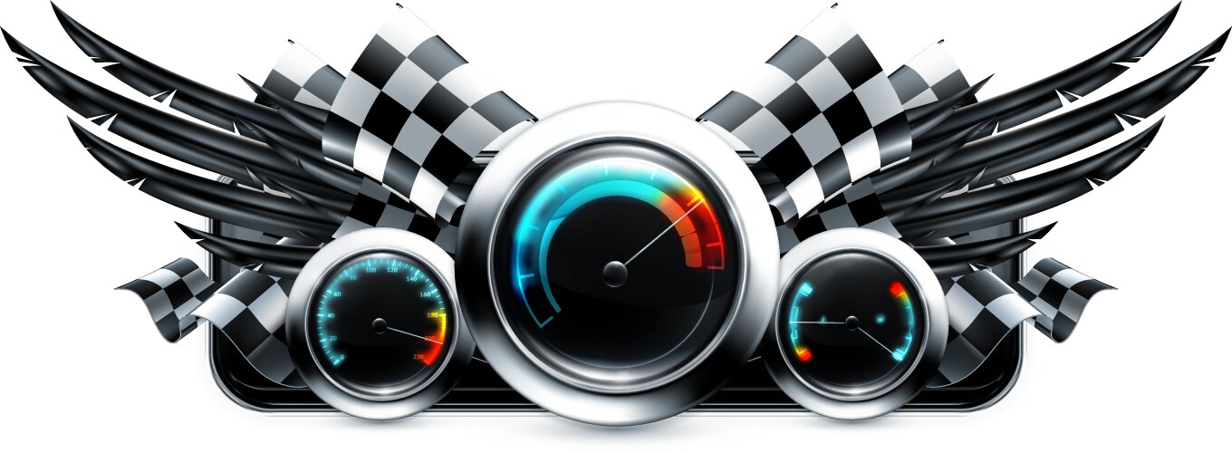 Car dashboard square icon Royalty Free Vector Image