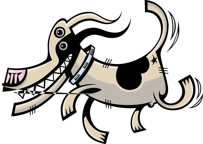 Xbox addicted dog Royalty Free Vector Image - VectorStock