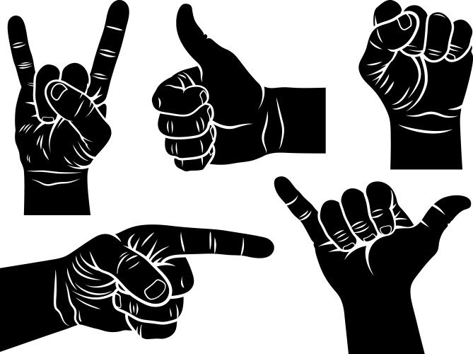 Shaka Hand Sign Vector Images (over 550)