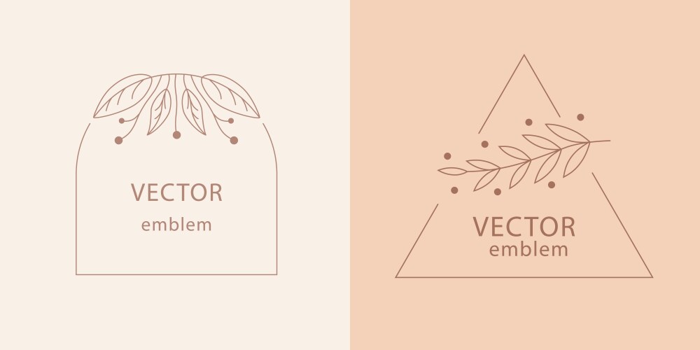 Botanical Monogram Vector Images (over 35,000)