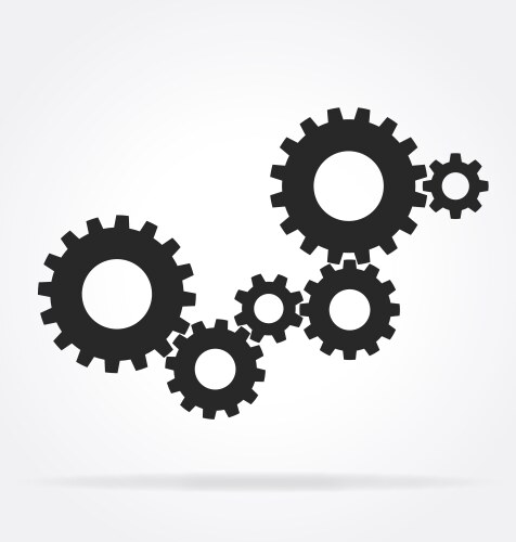 Gears Royalty Free Vector Image - VectorStock