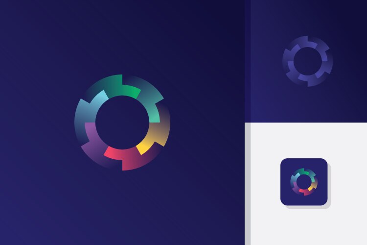 Abstract circle logo design template Royalty Free Vector Abstract circle logo design template Royalty Free Vector