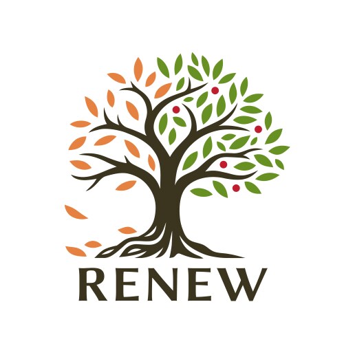 Abstract branch and tree logo for company business