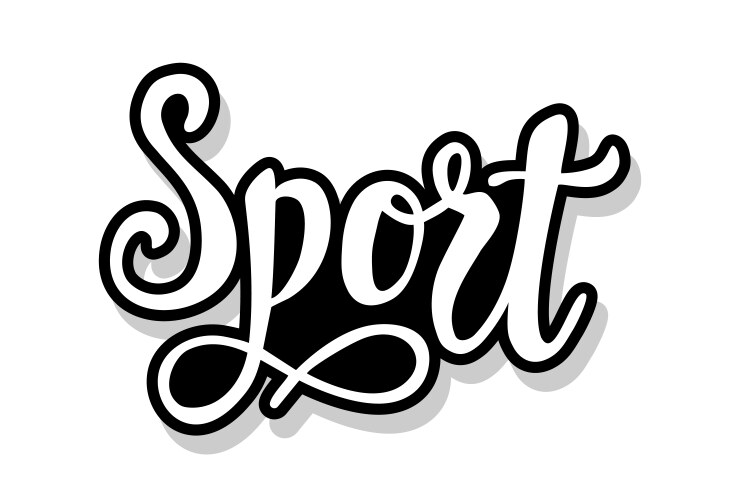 Healthy calligraphy template text for your design Vector Image