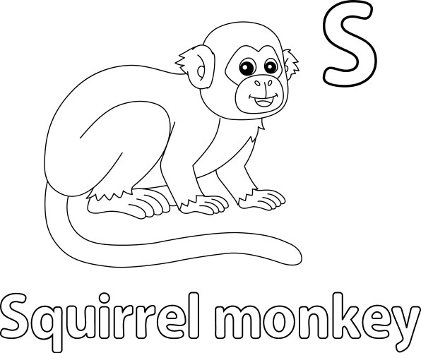 Monkey Letter Alphabet Vector Images (over 750)
