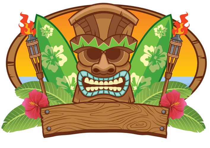 Tiki Vector Images (over 8,100)