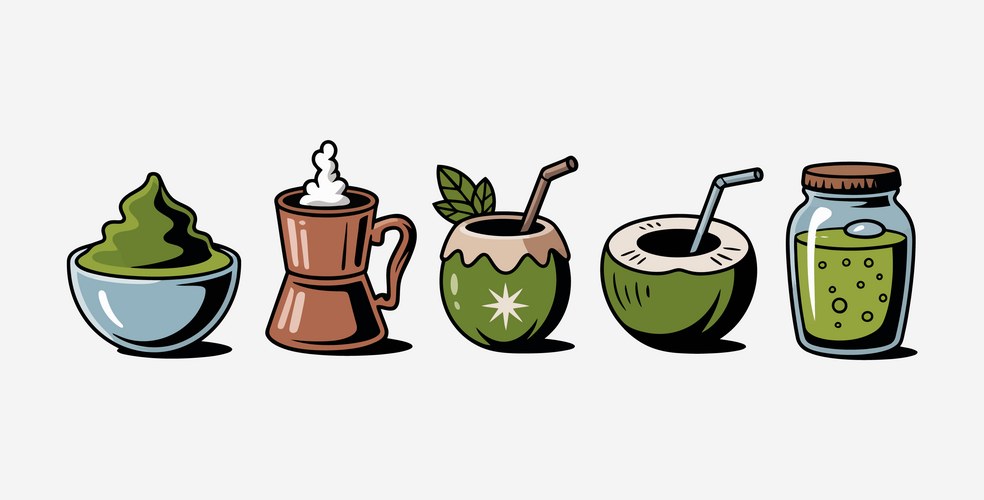 Matcha Cartoon Vector Images (over 1,700)