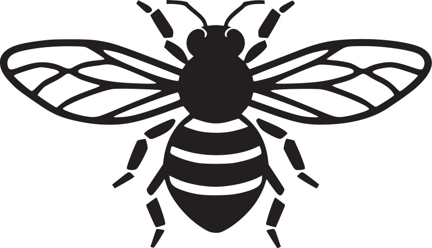 Bee - high quality logo ideal for t-shirt Vector Image