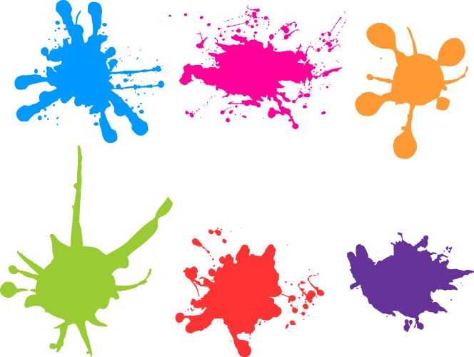 Splash set Royalty Free Vector Image - VectorStock