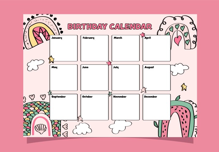 Birthday Calendar Vector Images (over 16,000)