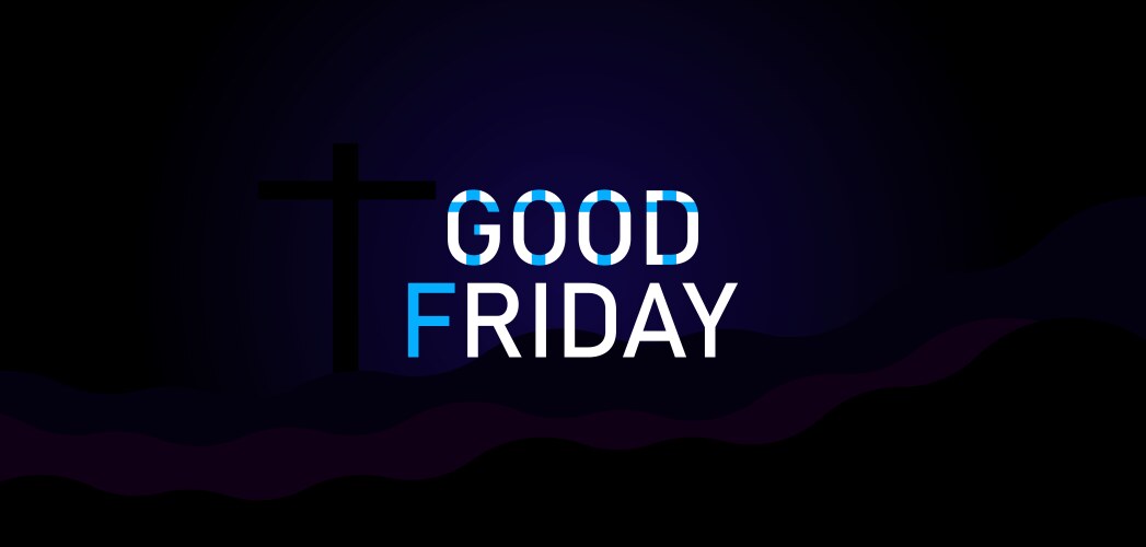 Good friday and its impact on faith communities a Vector Image