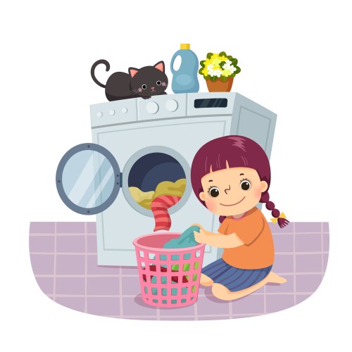 Laundry Cartoon Vector Images (over 9,200)