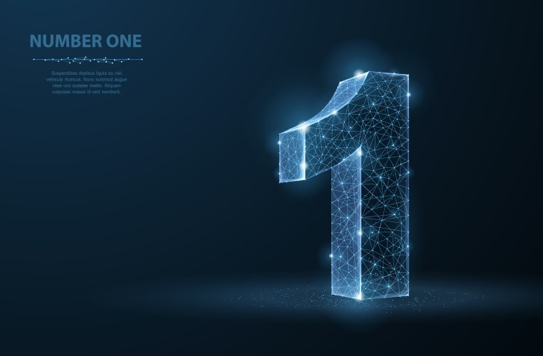 Abstract Number 1 Vector Images (over 12,000)